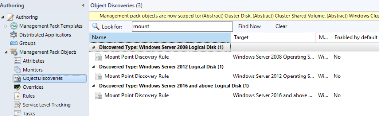 Scom And Mount Point Monitoring Topqore Blog