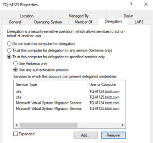 Hyper-V moving VM fails with 0x8009030E | TopQore Blog